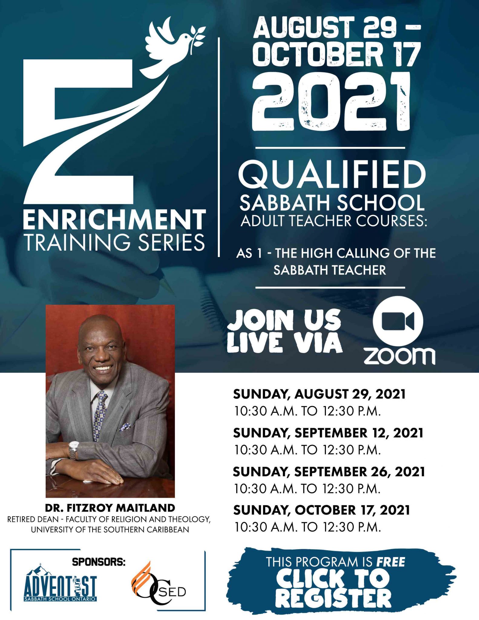 Sabbath School Enrichment Training Series (Qualified) - Adventist ...